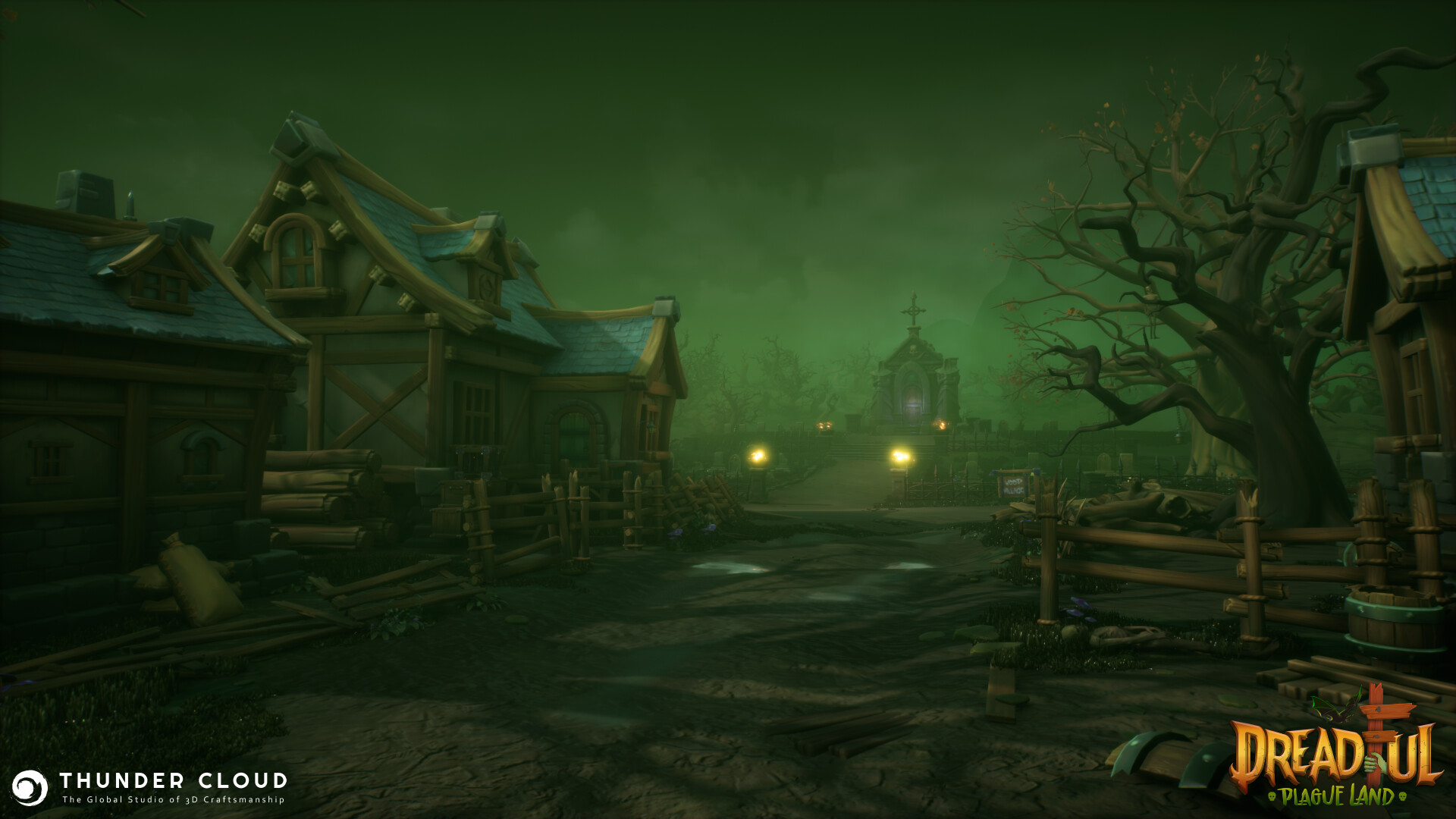 Thunder Cloud Studio - Full ENV and 3D Modular Asset - Dreadful Plague Land (Stylized PBR 3D ...