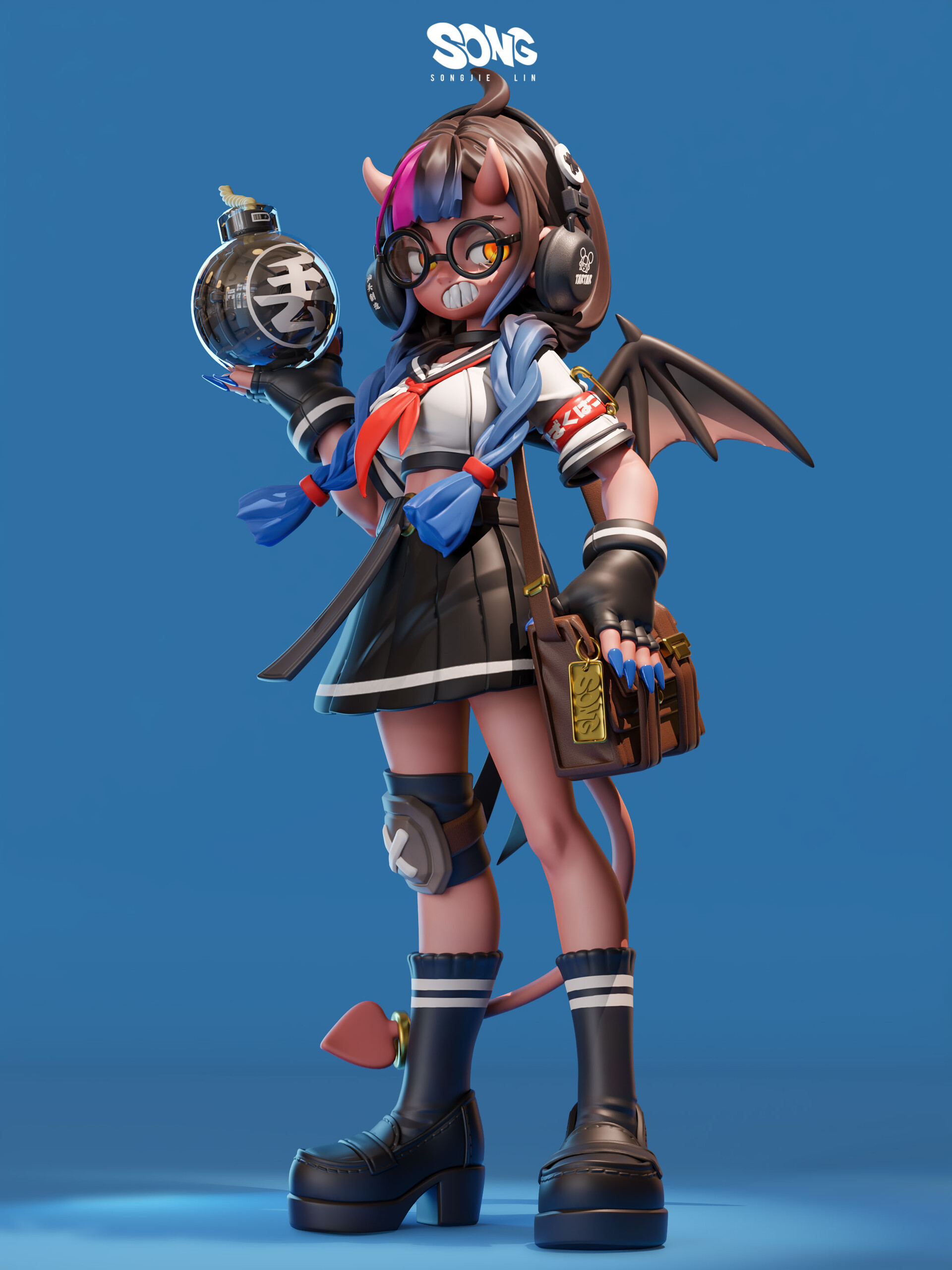 SONG JIE LIN - vol.018.暴躁学妹（Angry school girl）