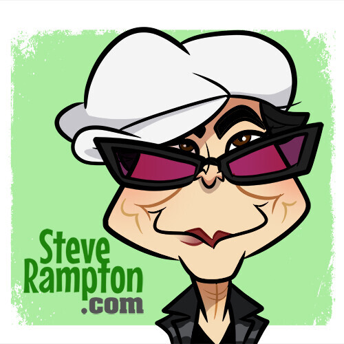 ArtStation - Yoko Ono Caricature