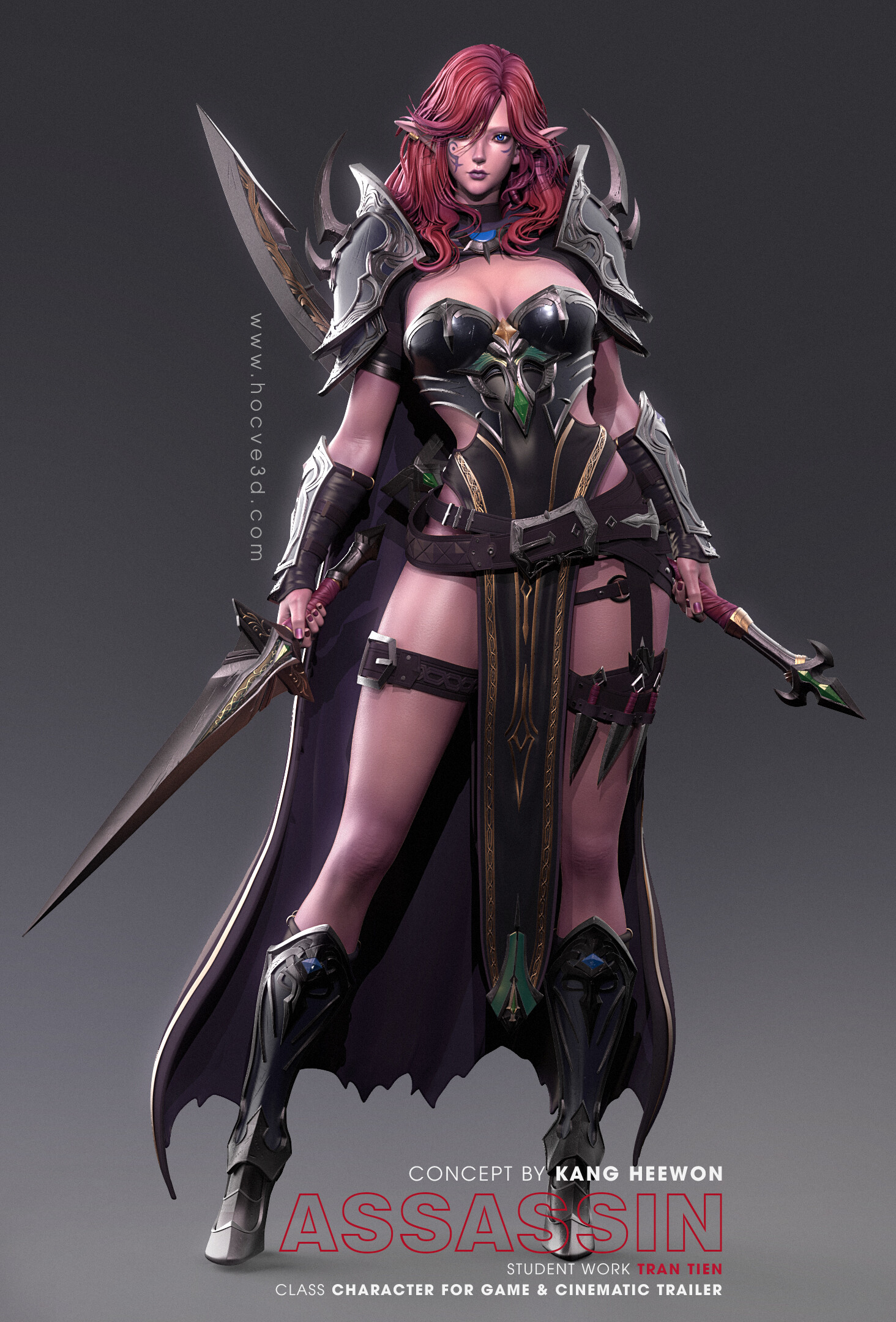 ArtStation - Assassin Girl