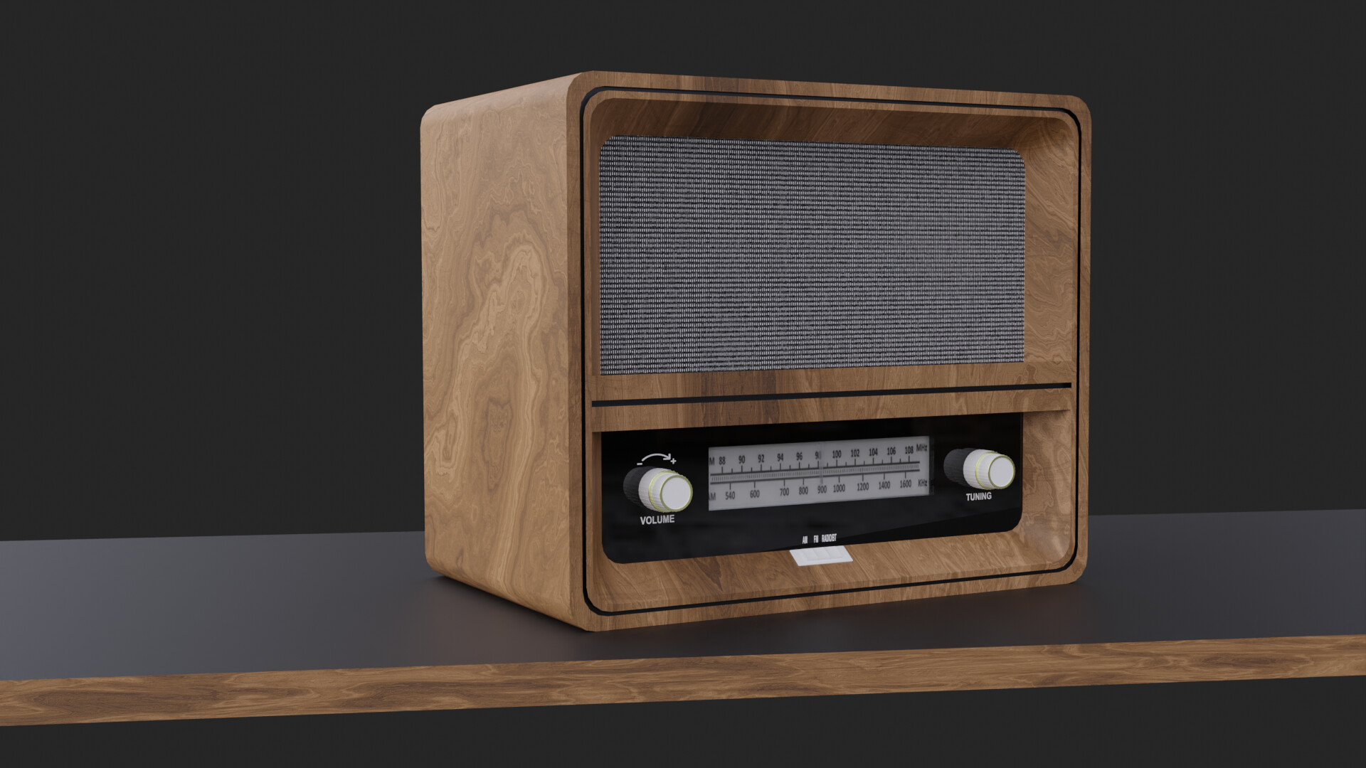 ArtStation - Vintage Radio