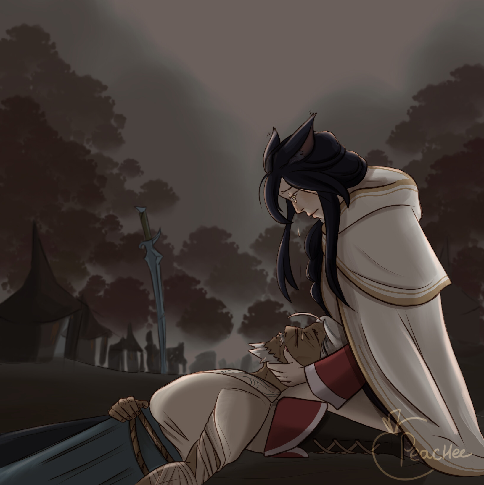 ArtStation - Ahri yasuo