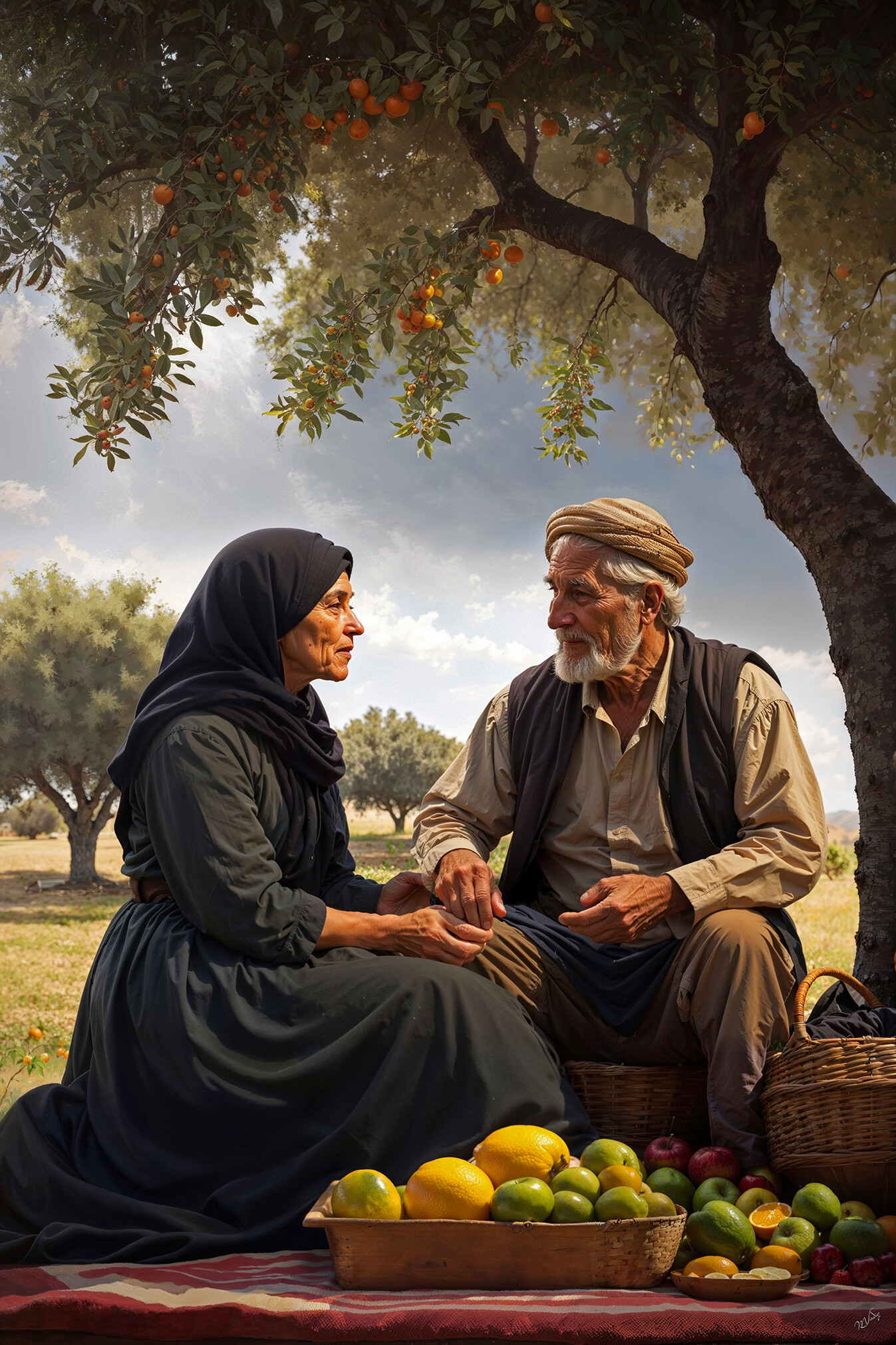 ArtStation - Elderly in the Field