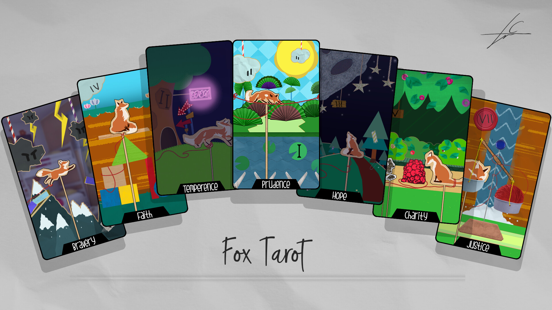 ArtStation - Fox life Tarot