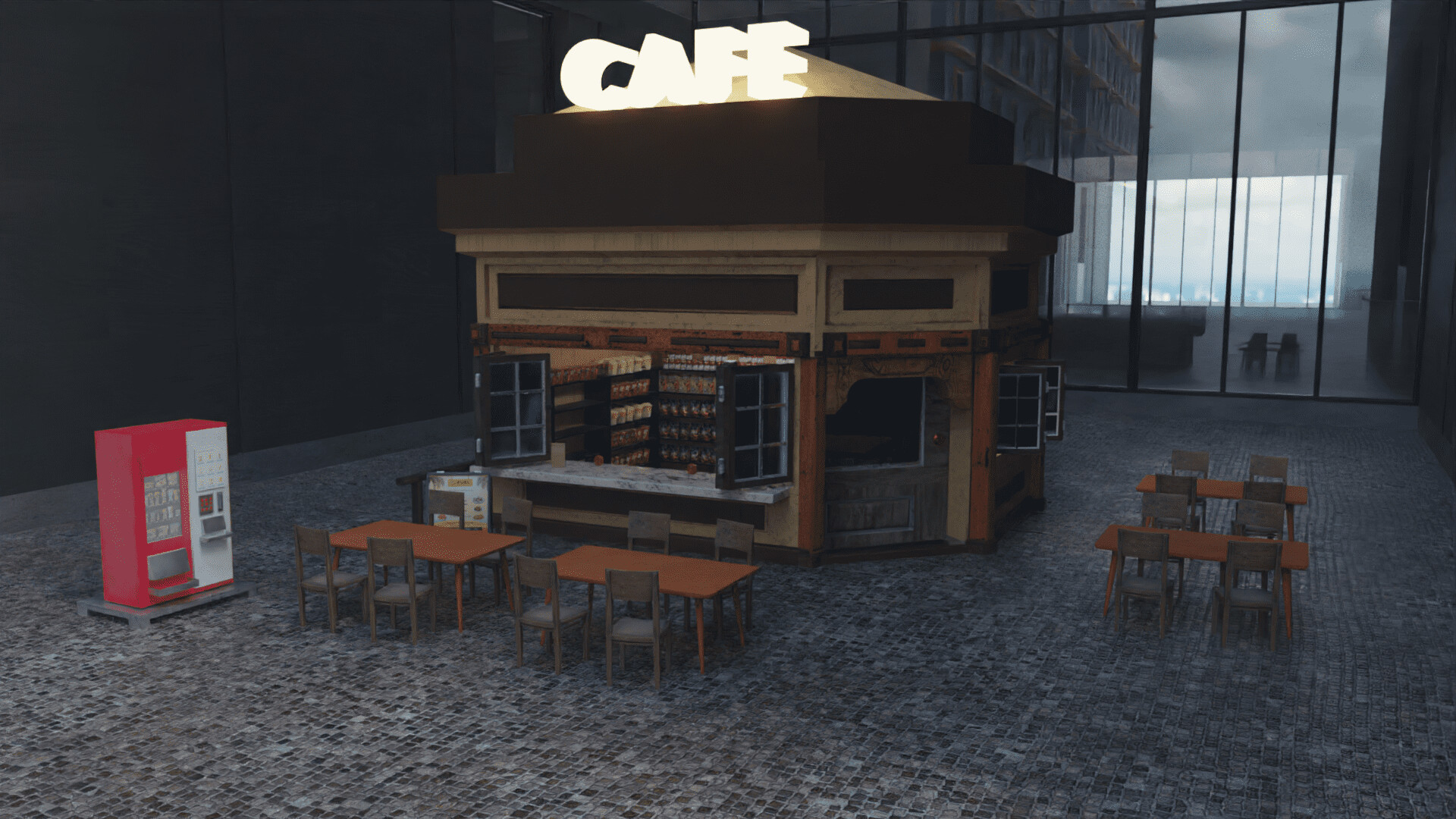 ArtStation - Cafe