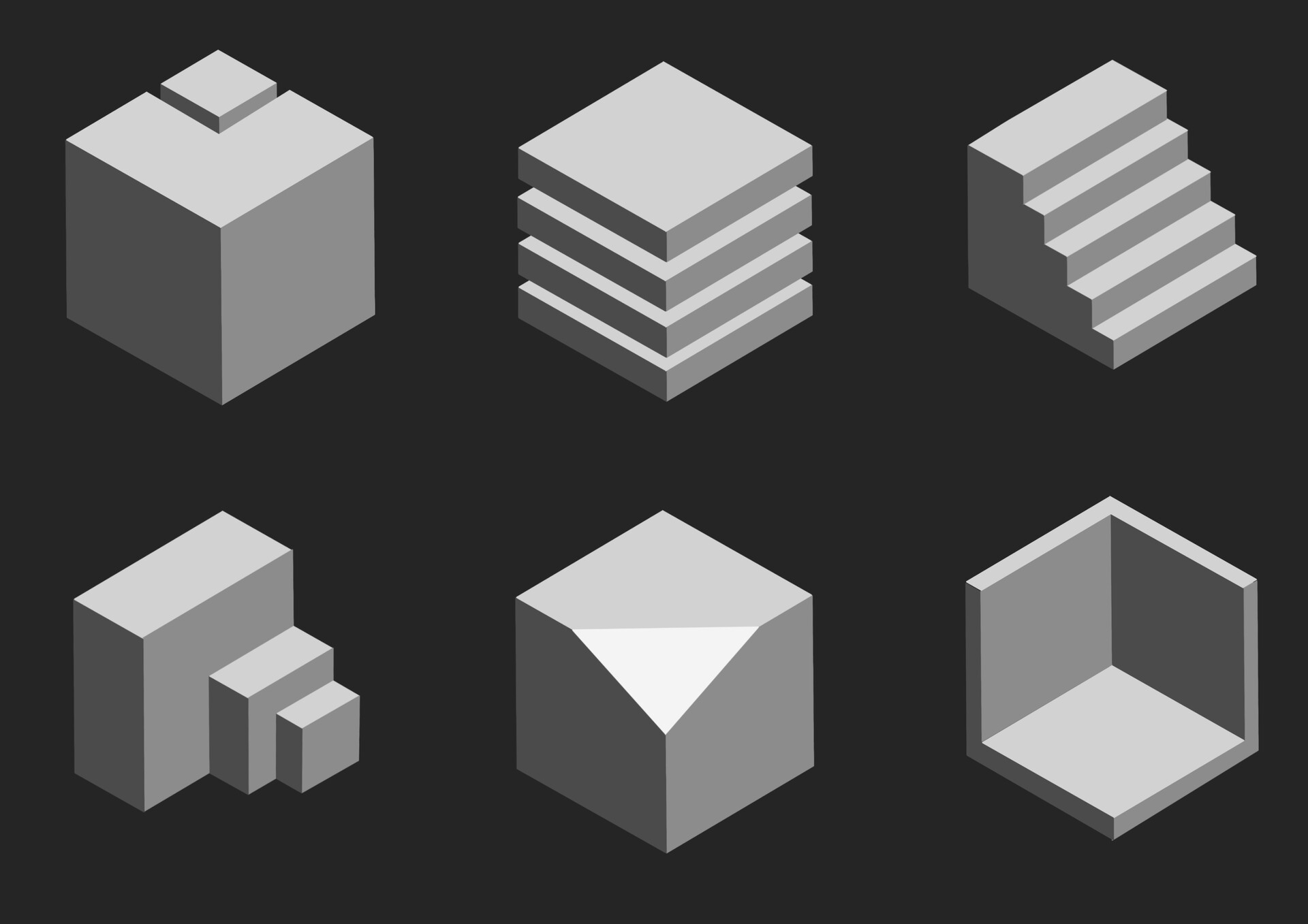 ArtStation - Cube, sphere and material studies