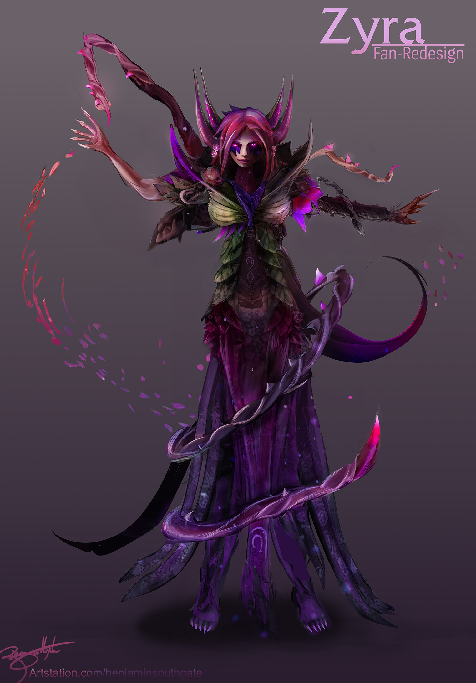 ArtStation - Zyra Character Concept
