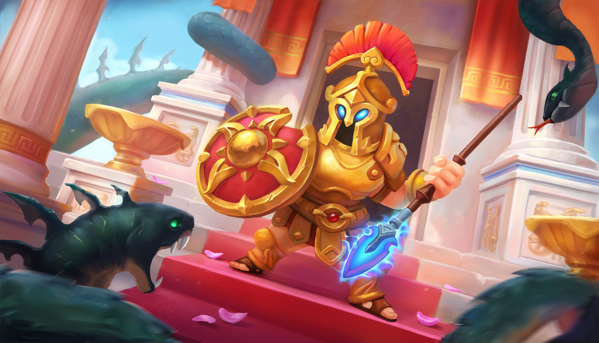 ArtStation - A protector of the temple