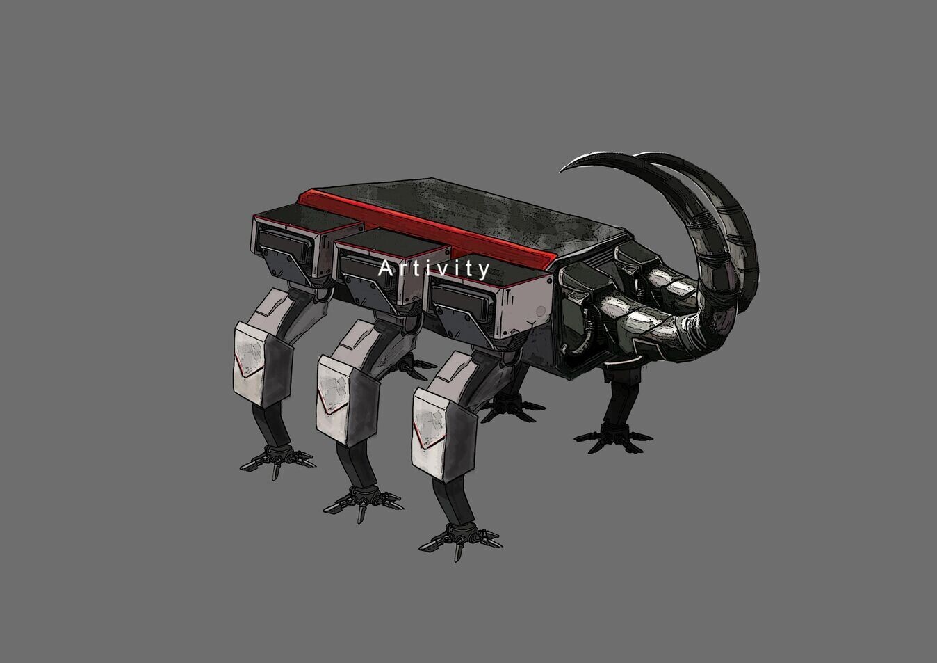 ArtStation - 6 Legs Robot