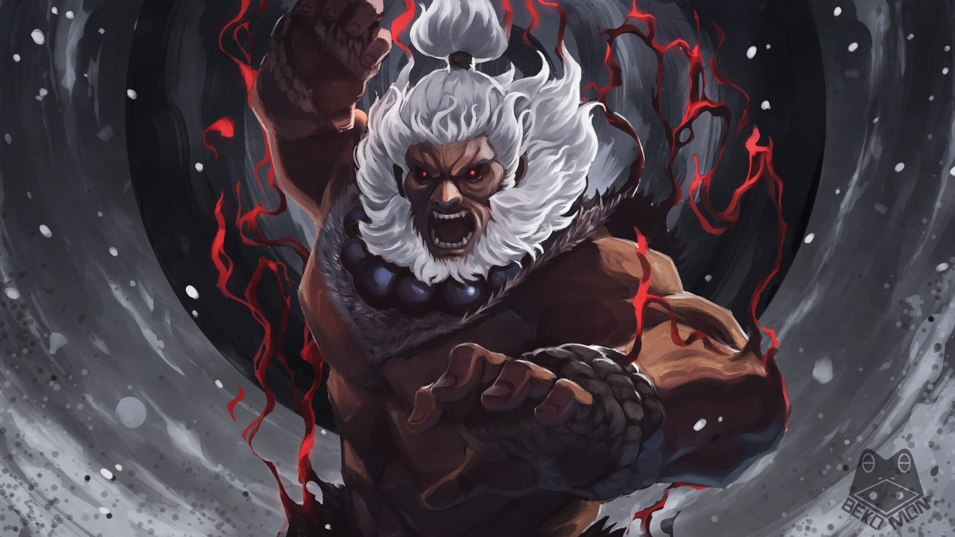 ArtStation - Street Fighter 6 Akuma Fan art