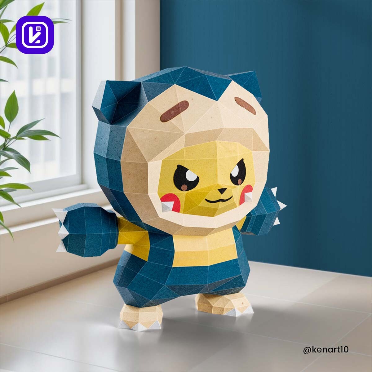 ArtStation - Pikachu low poly