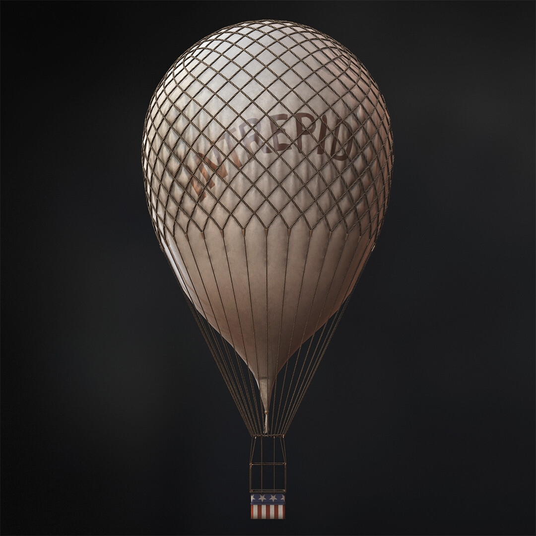 ArtStation - Observation Balloon - American Civil War