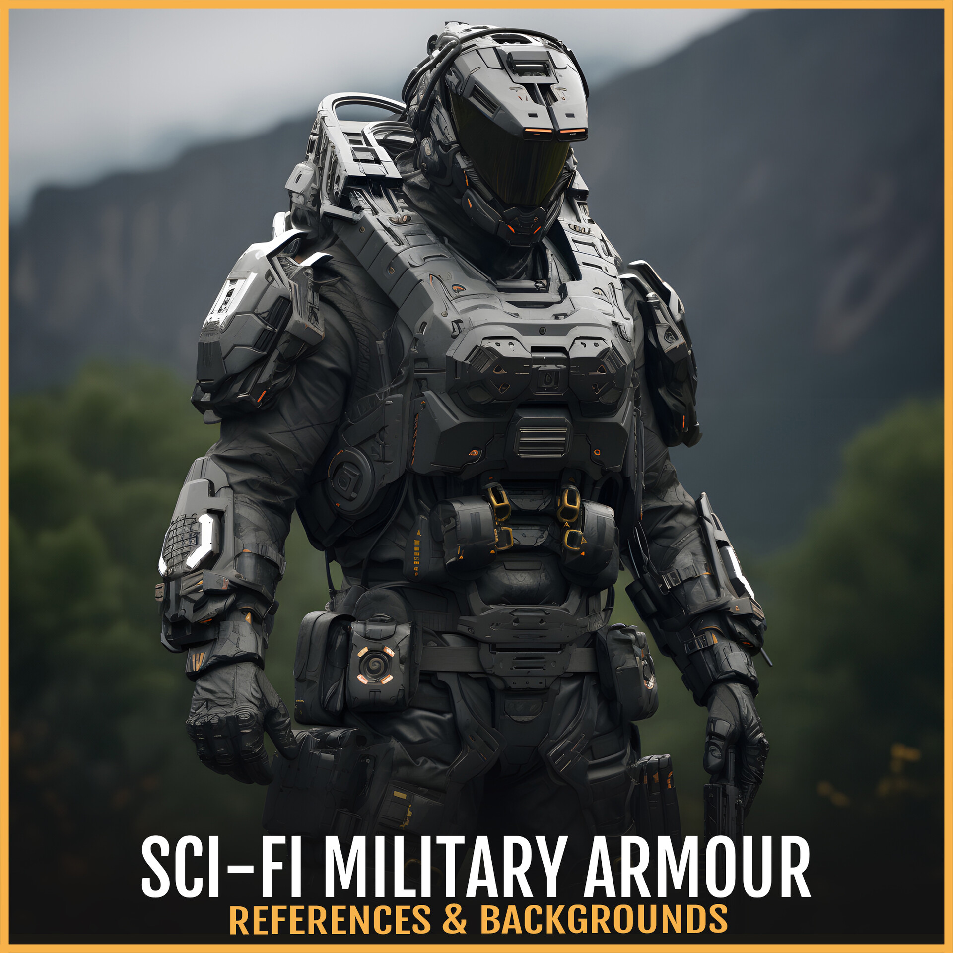 ArtStation - 303 Sci-Fi Military Armour