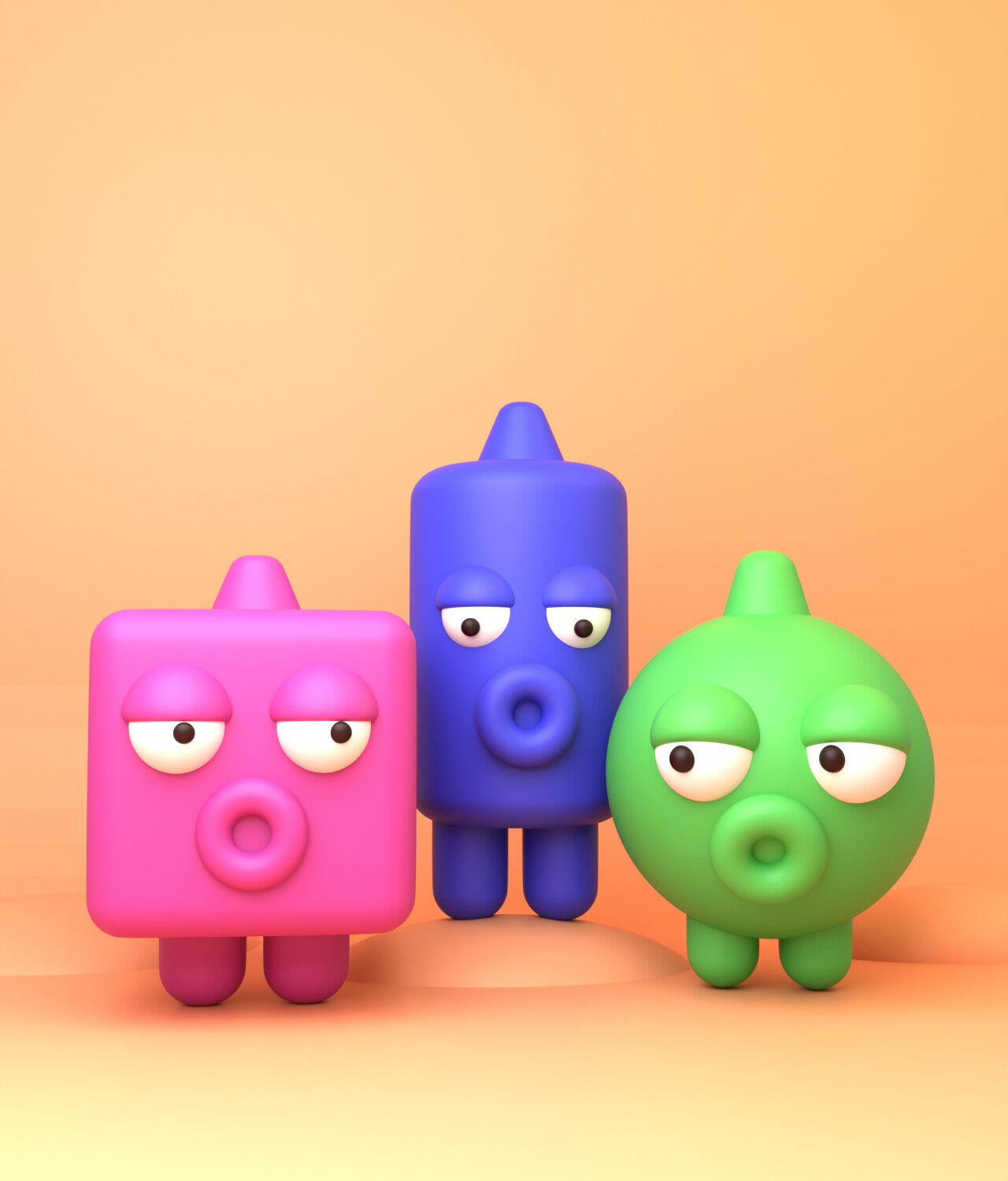 ArtStation - blender| Three brothers