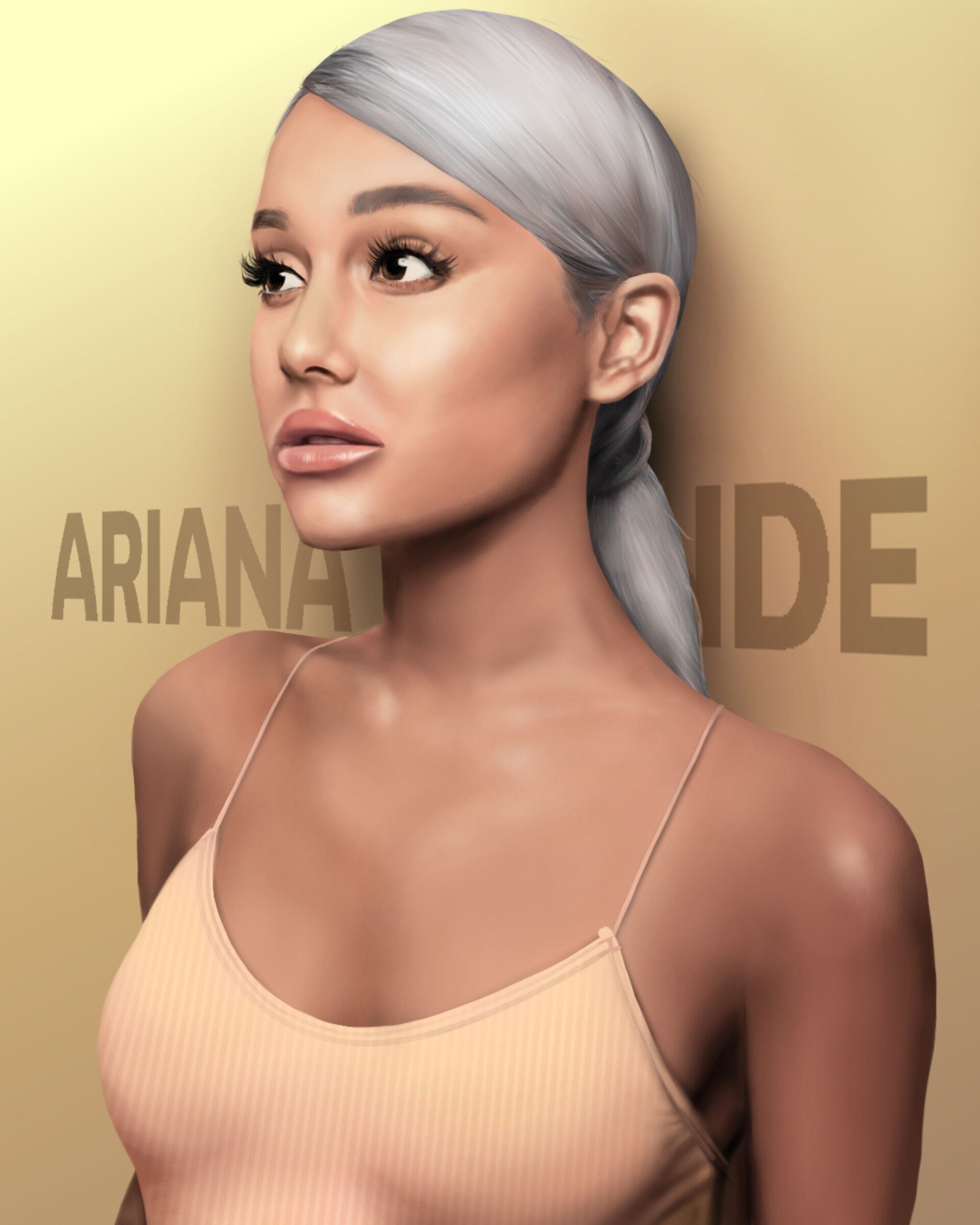 ArtStation - Ariana grande - Fan Art