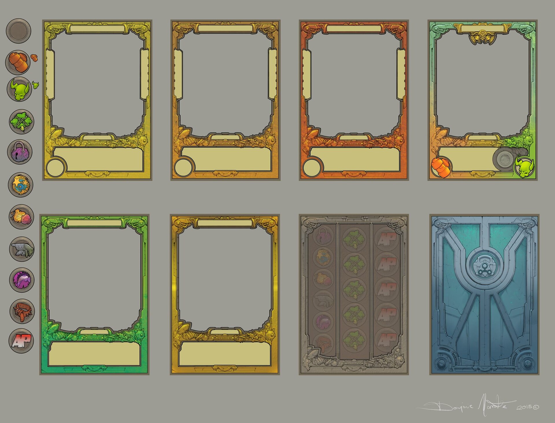 ArtStation - Digital card game and tokens