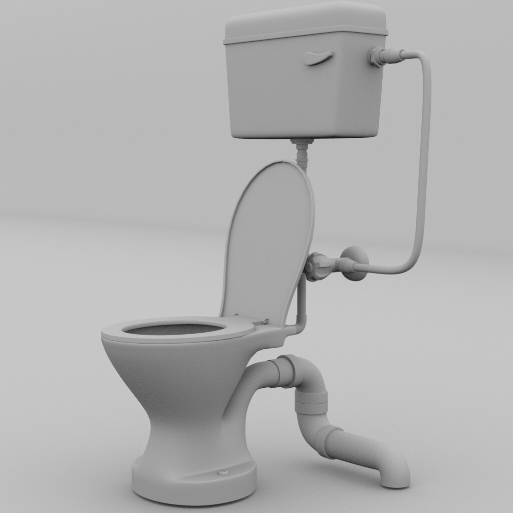 ArtStation - Restroom Interior