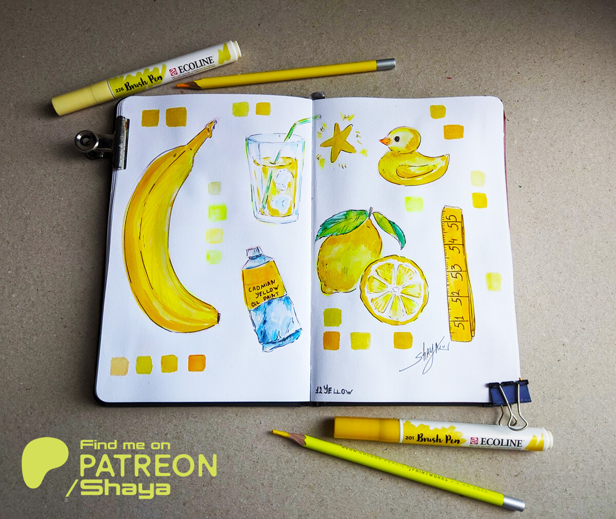 Shaya Fury - Day 12 - Yellow