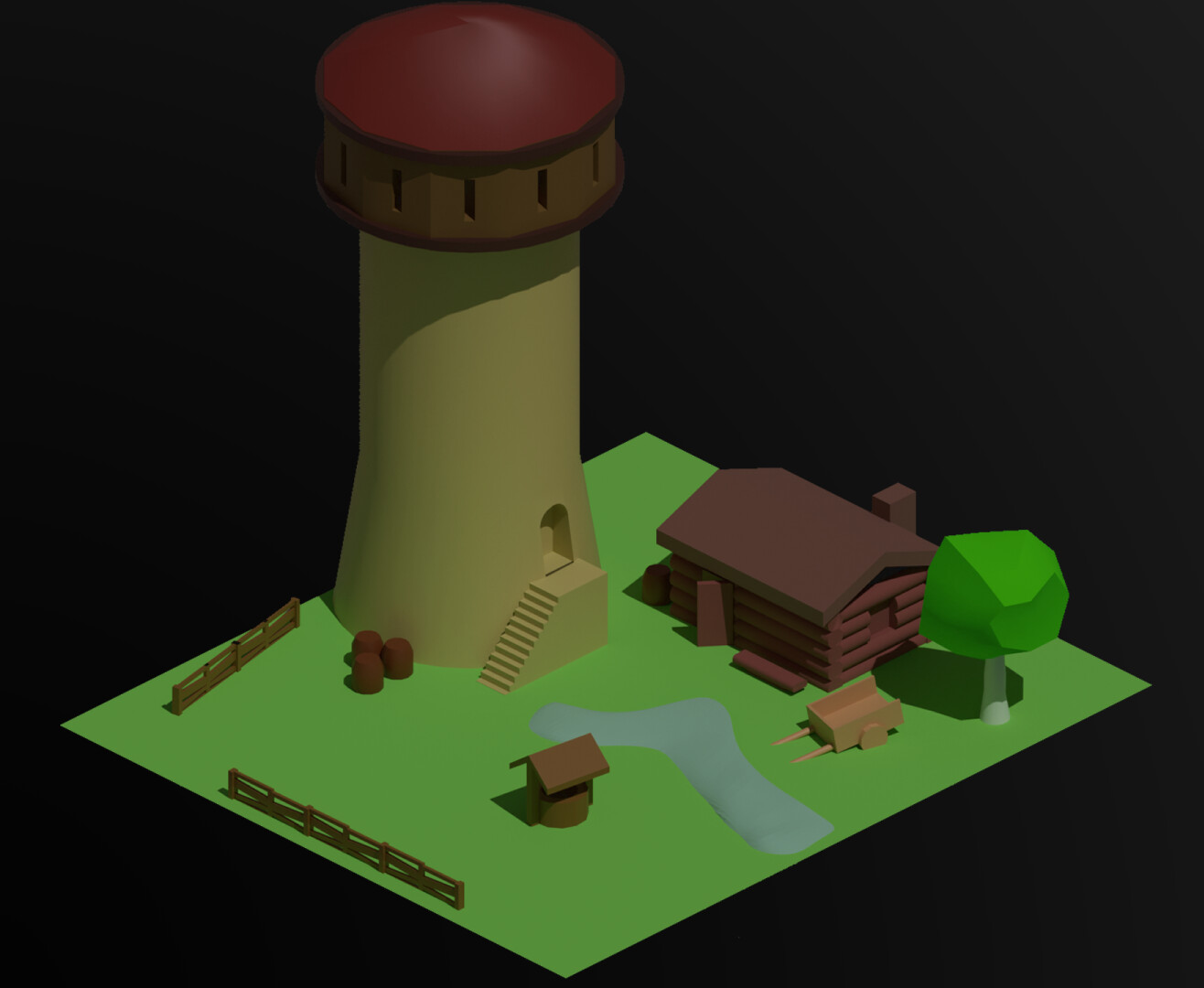 ArtStation - Medieval Watchtower