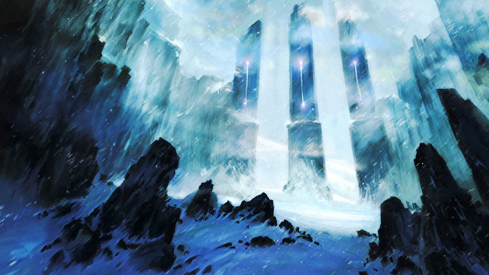 ArtStation - Tower In the Storm ( Environment Designing )