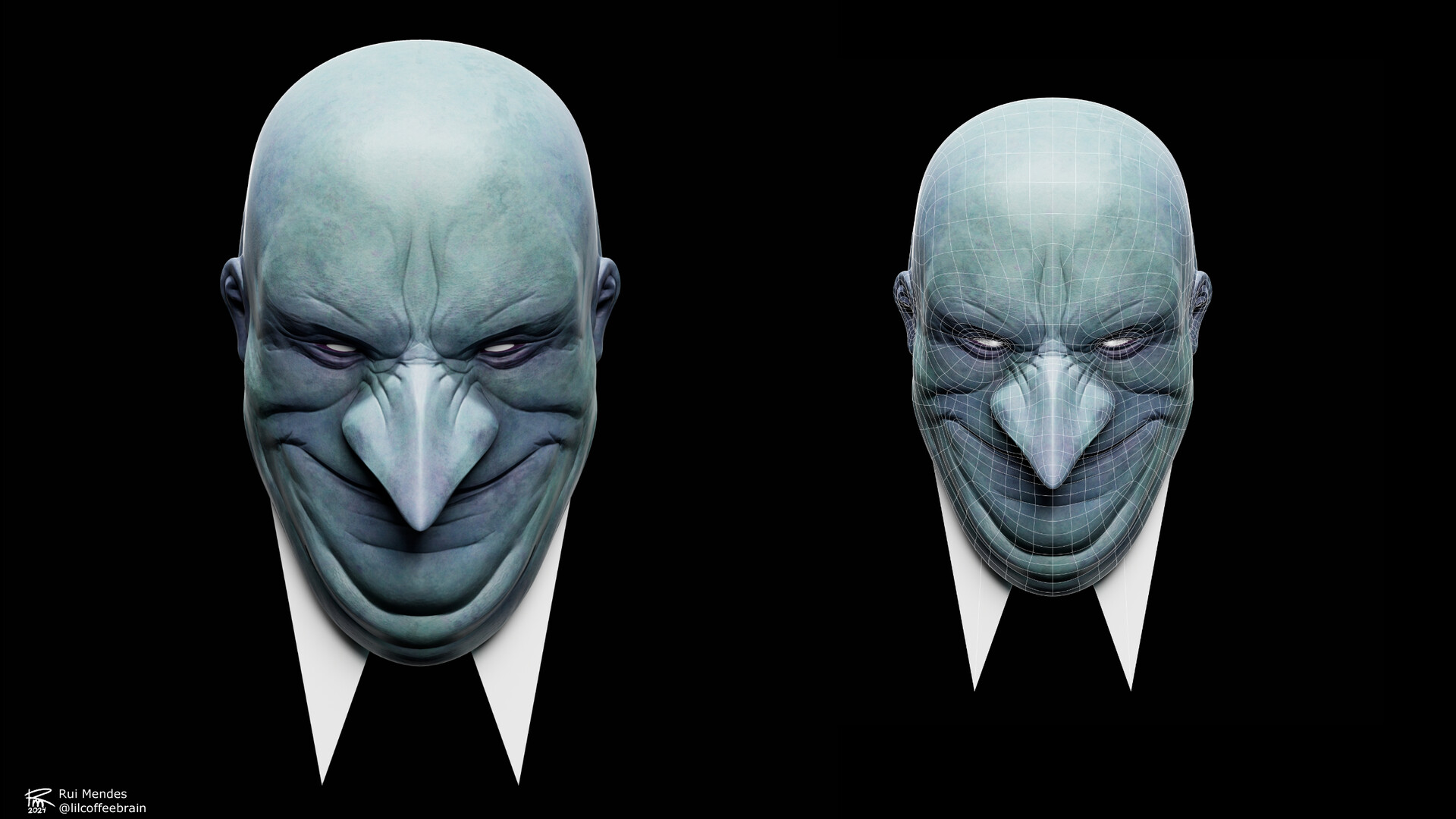 Rui Mendes - DC Comincs Penguin FanArt (Real-Time)