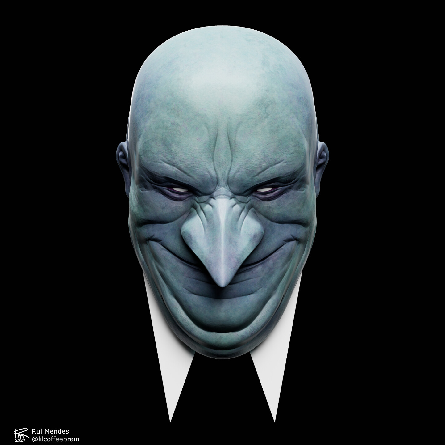 Rui Mendes - DC Comincs Penguin FanArt (Real-Time)