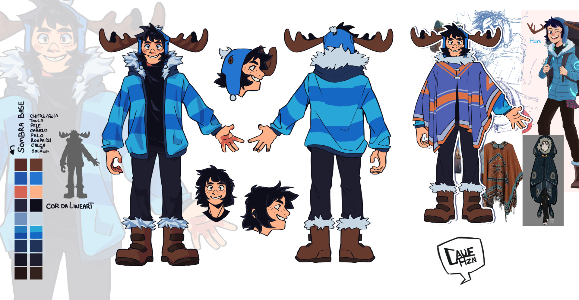 ArtStation - Haru (Oc) RefSheet