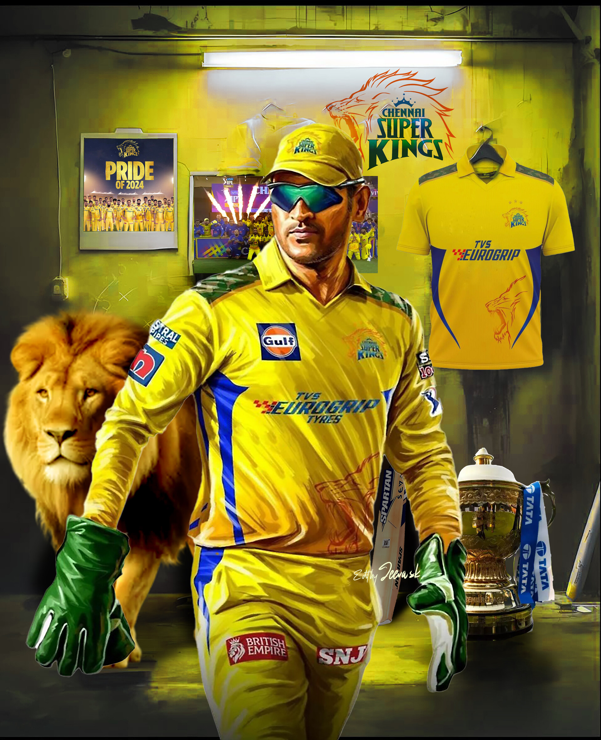 ArtStation - CSK Always Mass Poster Design 2024 Edit by Jeeva SK #Csk # ...