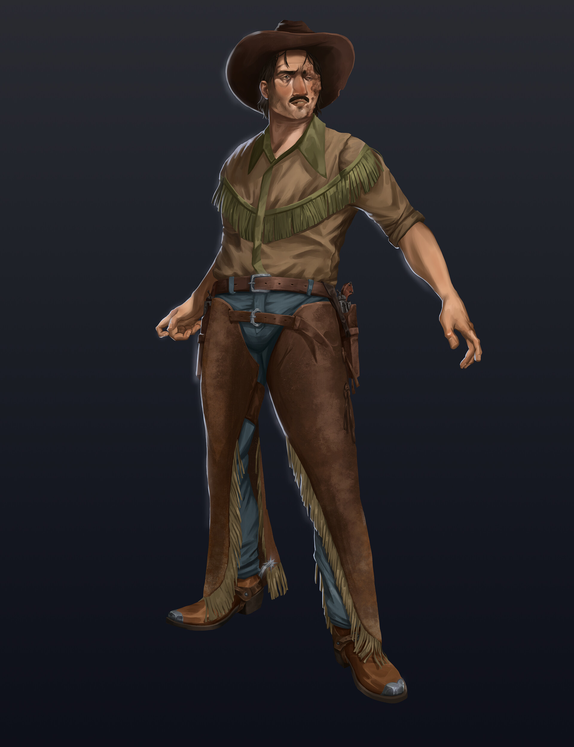 ArtStation - Cowboy Character Design