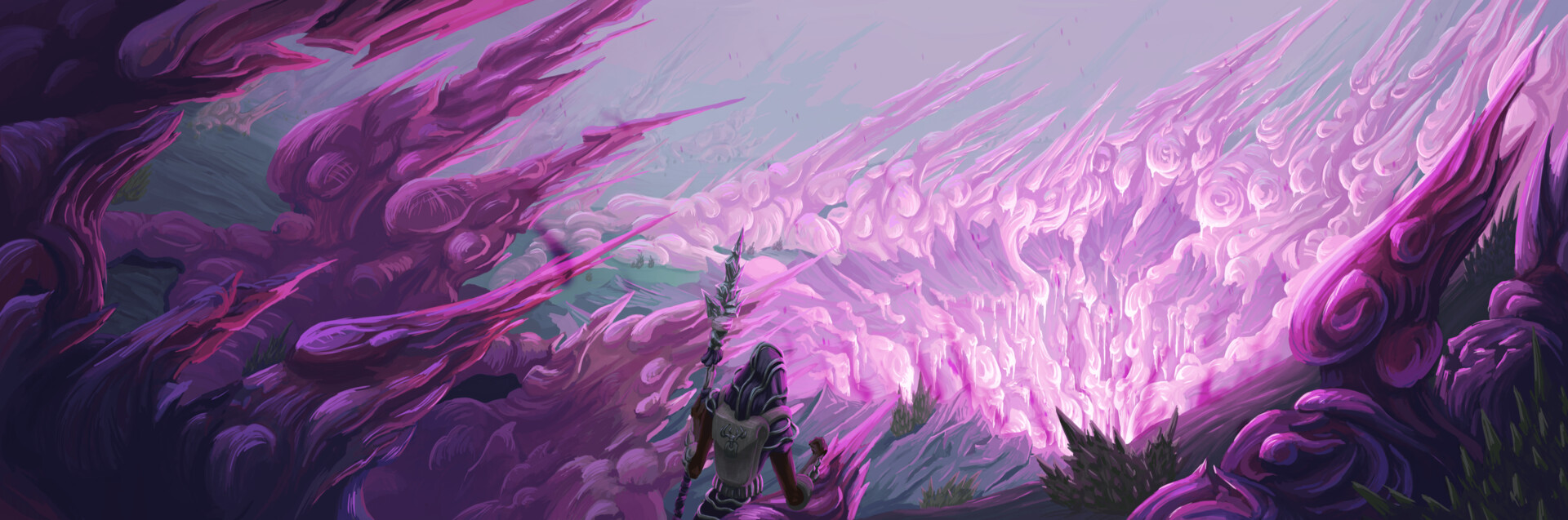 ArtStation - Enchanted Wastelands - Environment Design