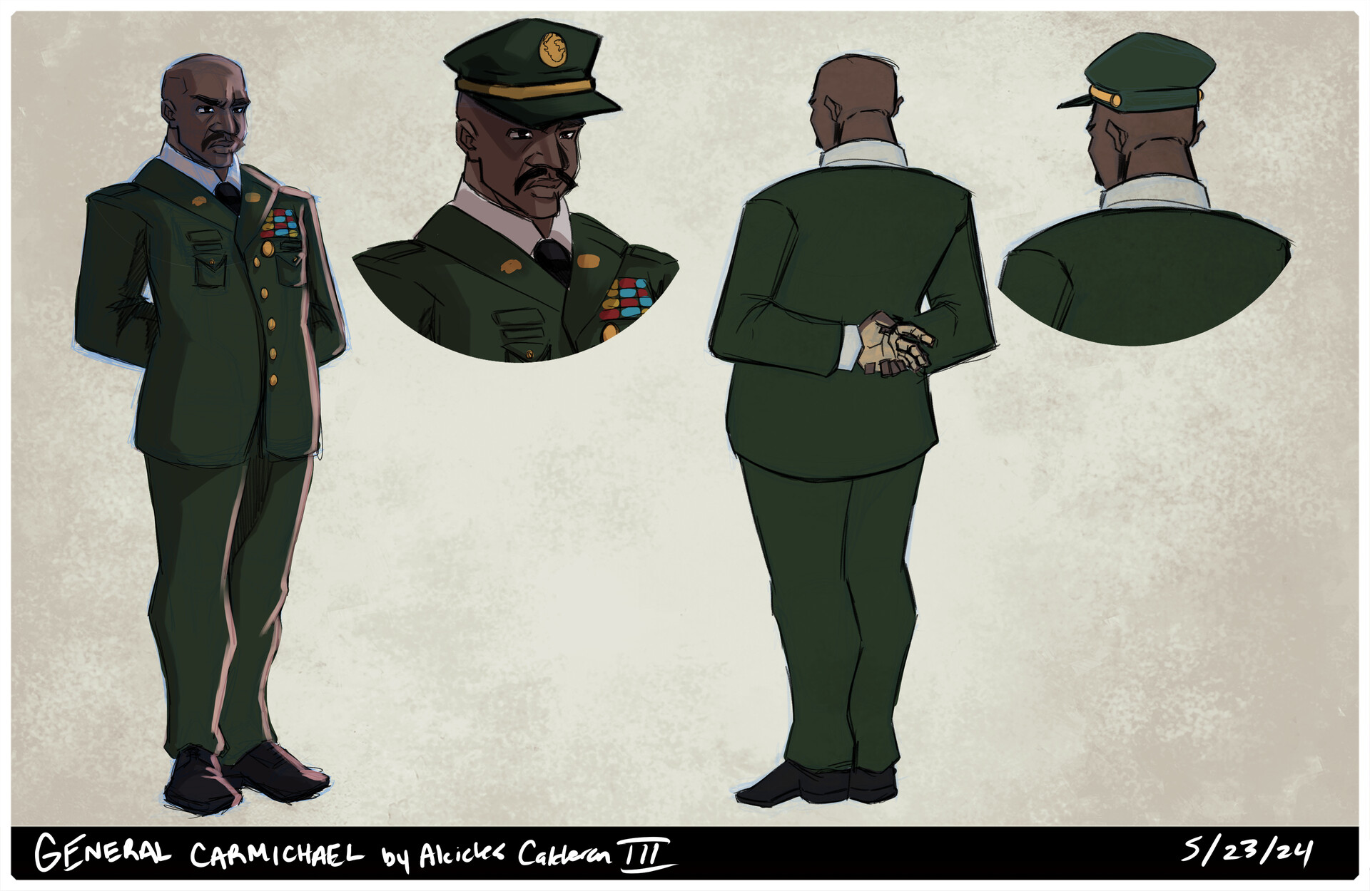 ArtStation - General Carmichael (Nova: Enemy #1)