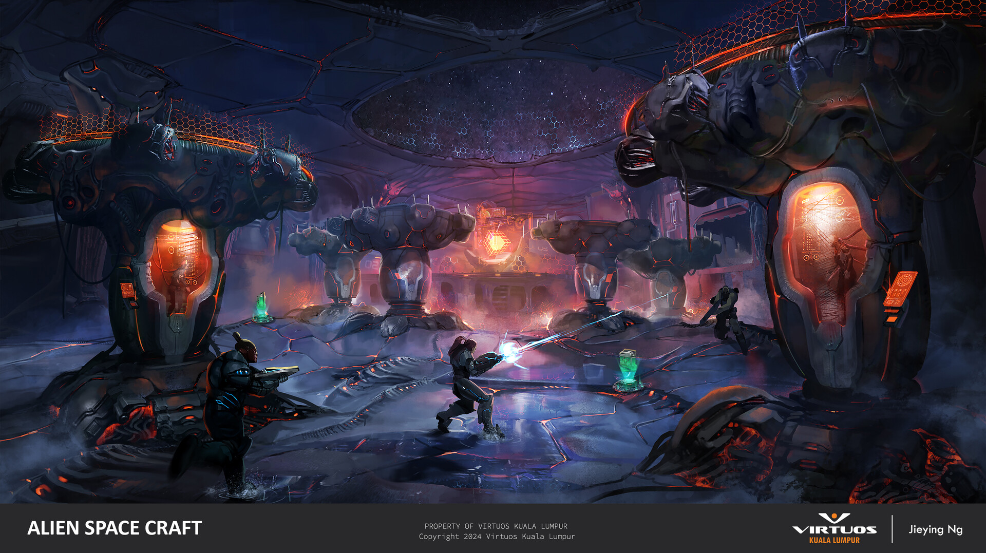 ArtStation - Alien Space Craft