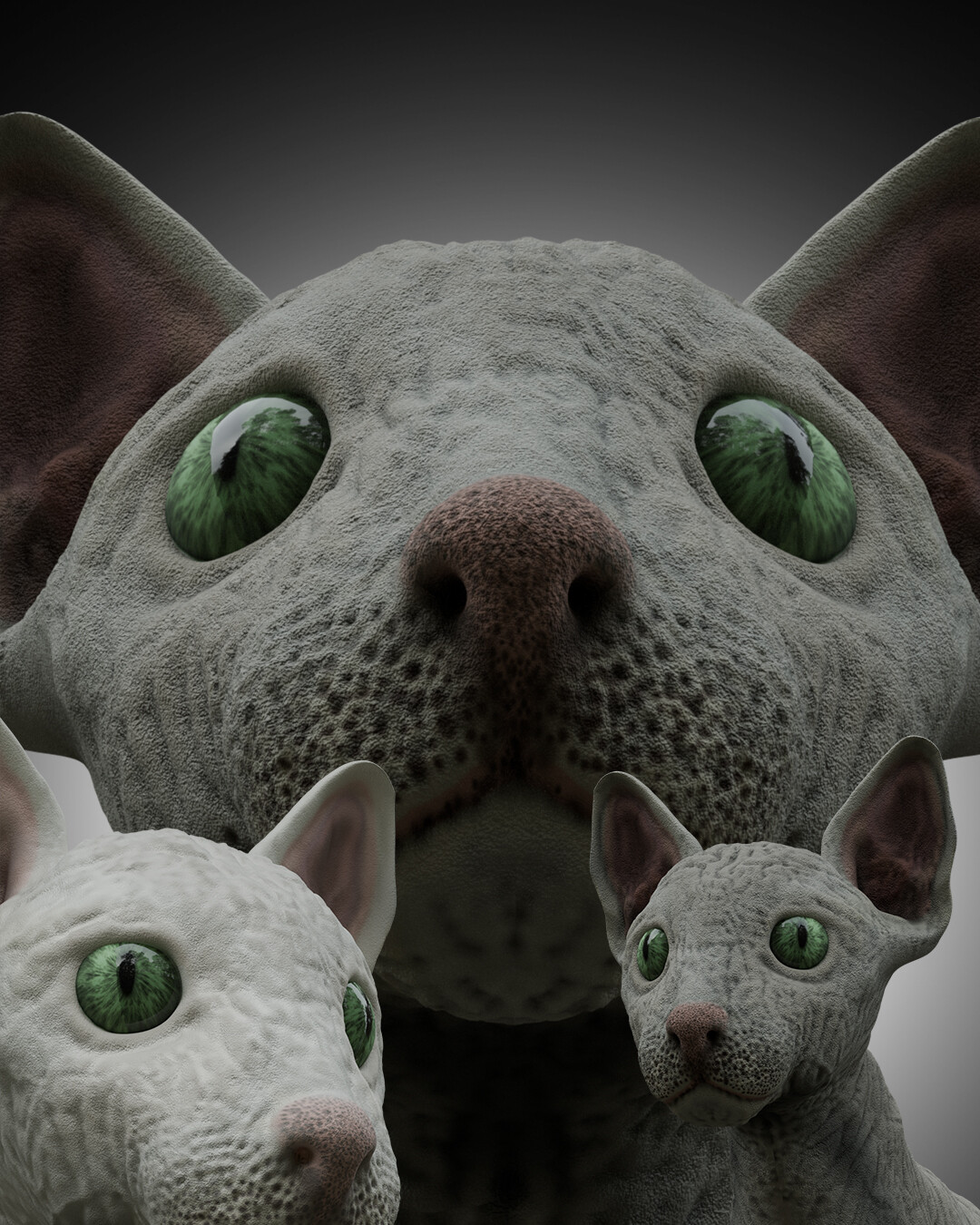 ArtStation - Cat 3D Model