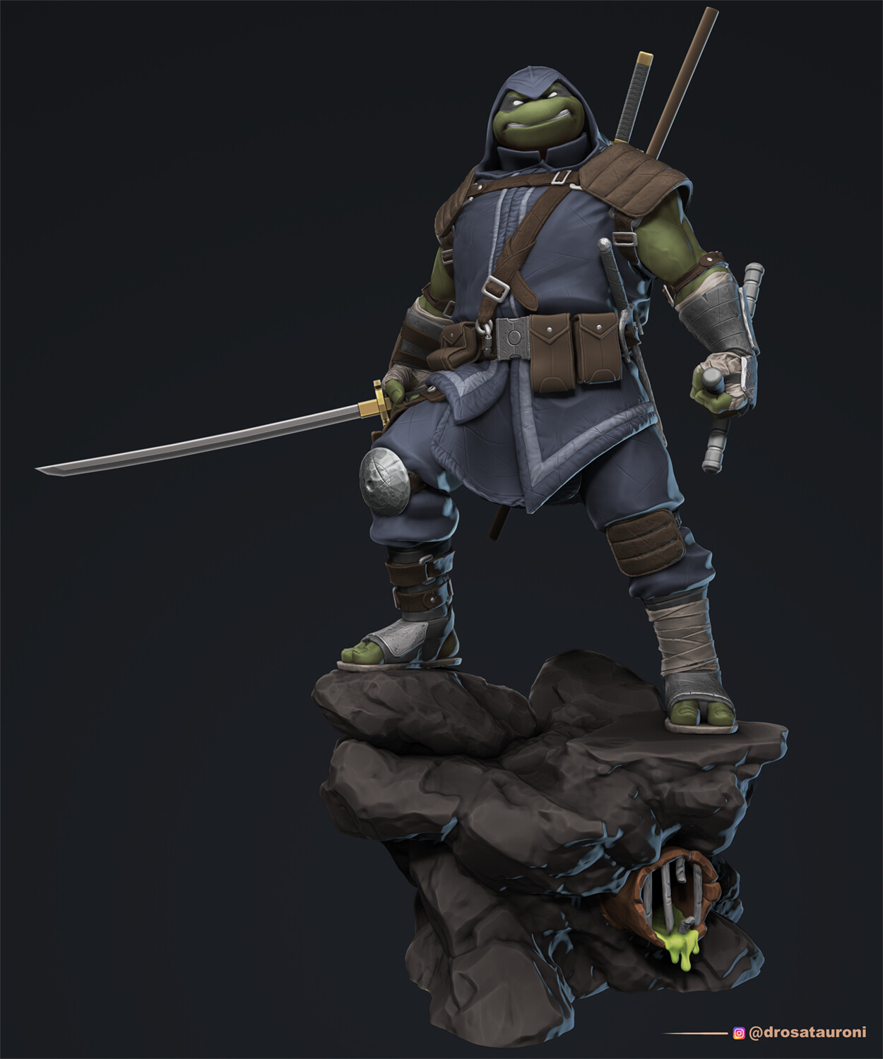ArtStation - The Last Ronin sculpt