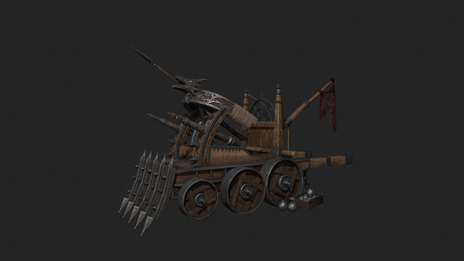 ArtStation - a dragon crossbow