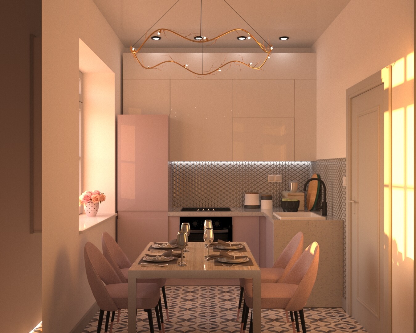 ArtStation - Small kitchen