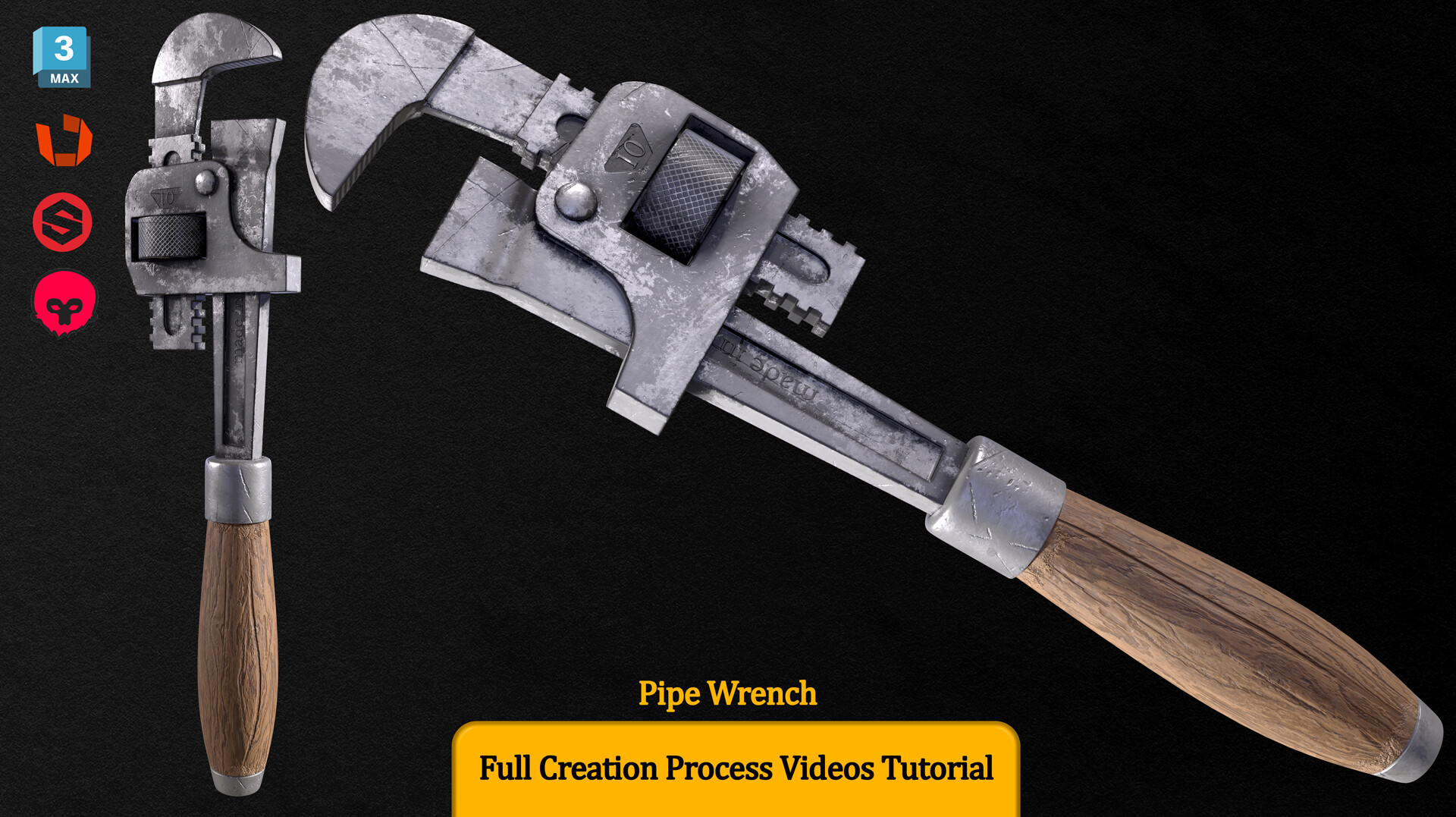 Amir Mansouri - Pipe wrench (Process tutorial)