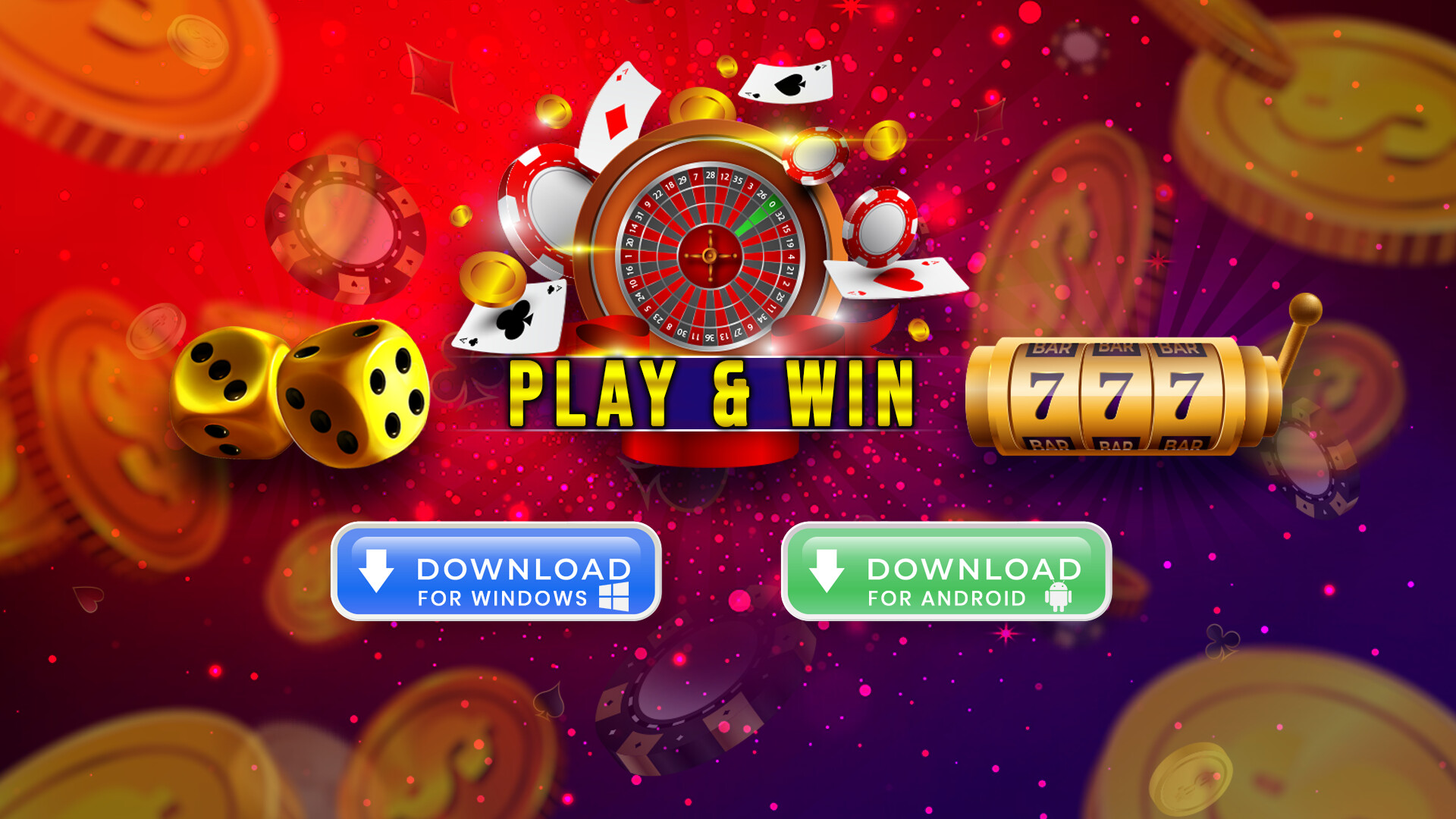 ArtStation - Casino game lobby screen and login screen