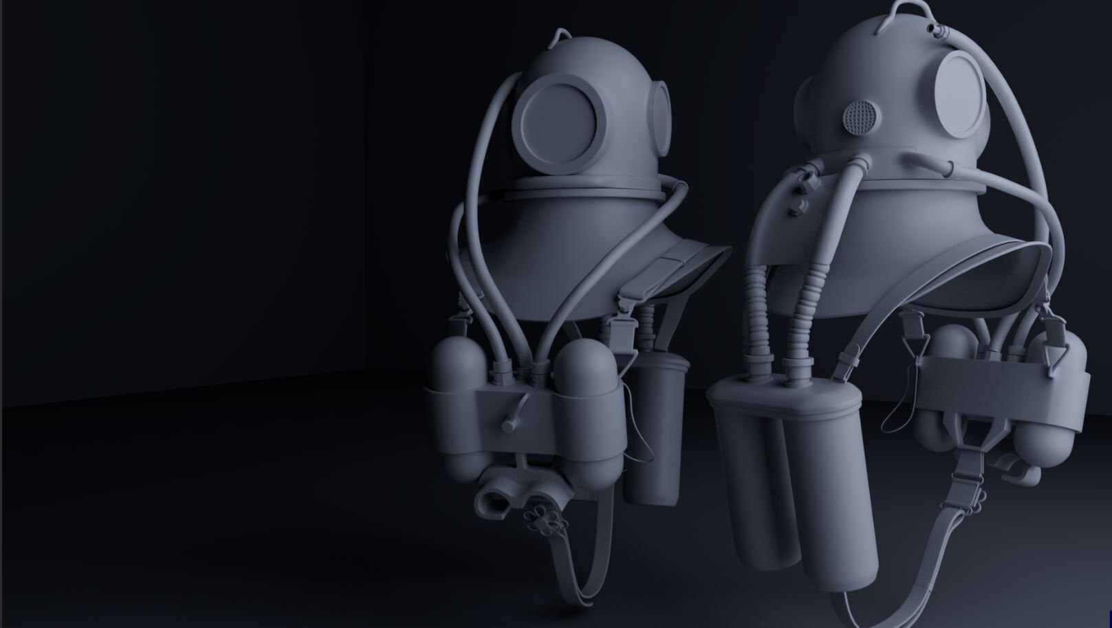 ArtStation - SCUBA DIVING SWIM SUIT 3D MODEL