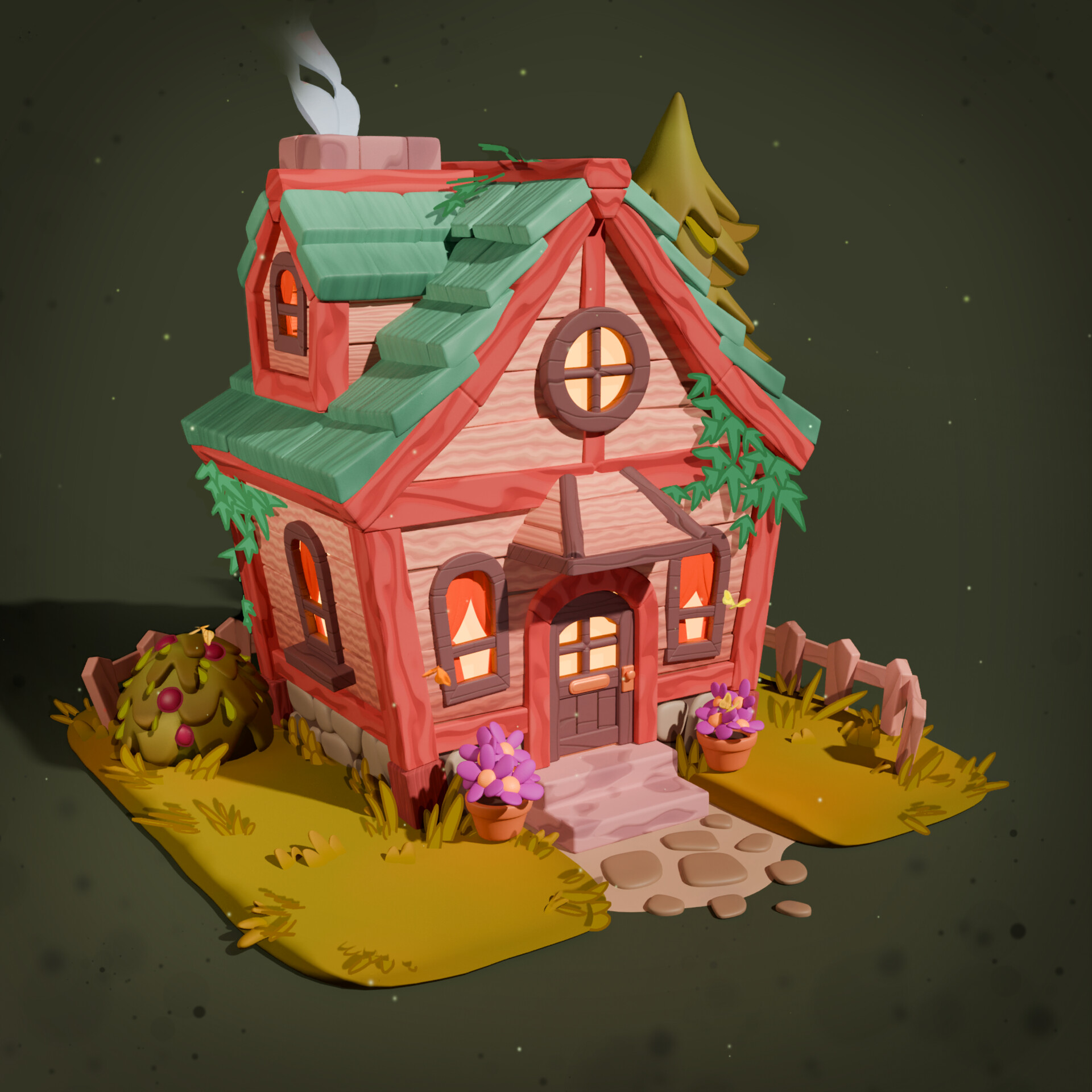 ArtStation - Stylized House