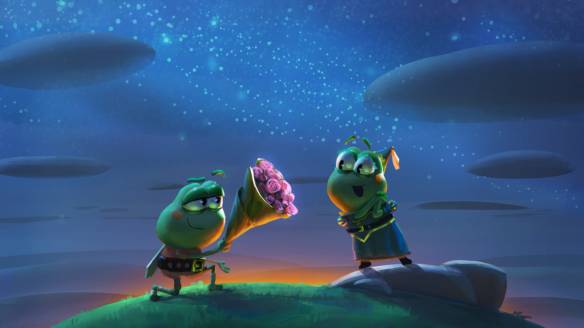 ArtStation - Tittle cards and color