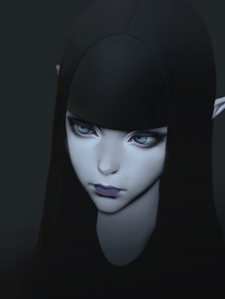 Artstation Under The Witch Kuro Fanart