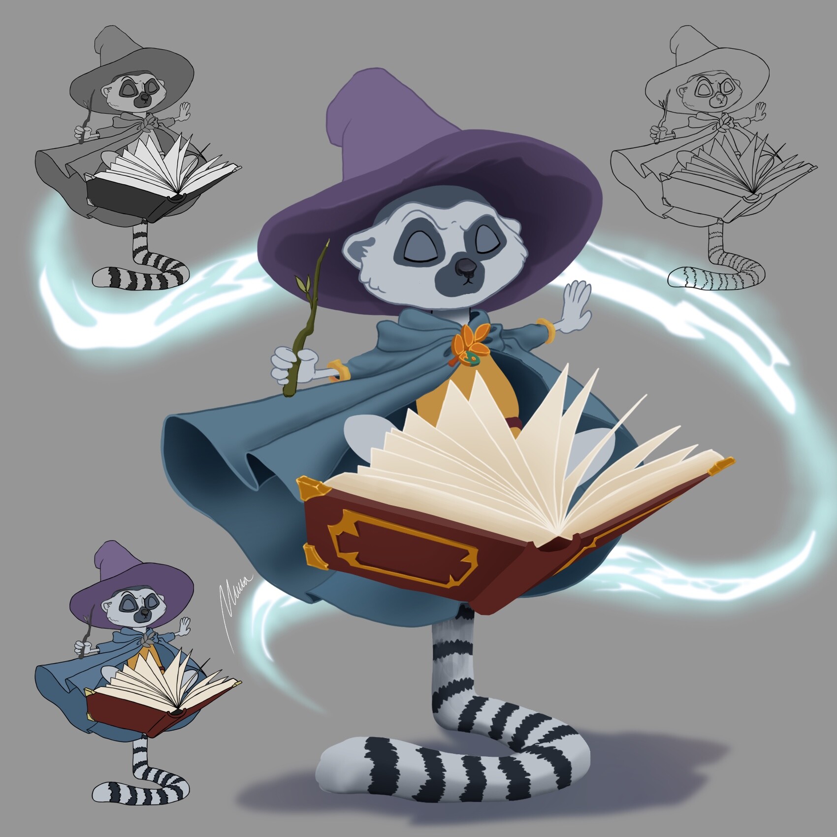ArtStation - Lemur Wizard