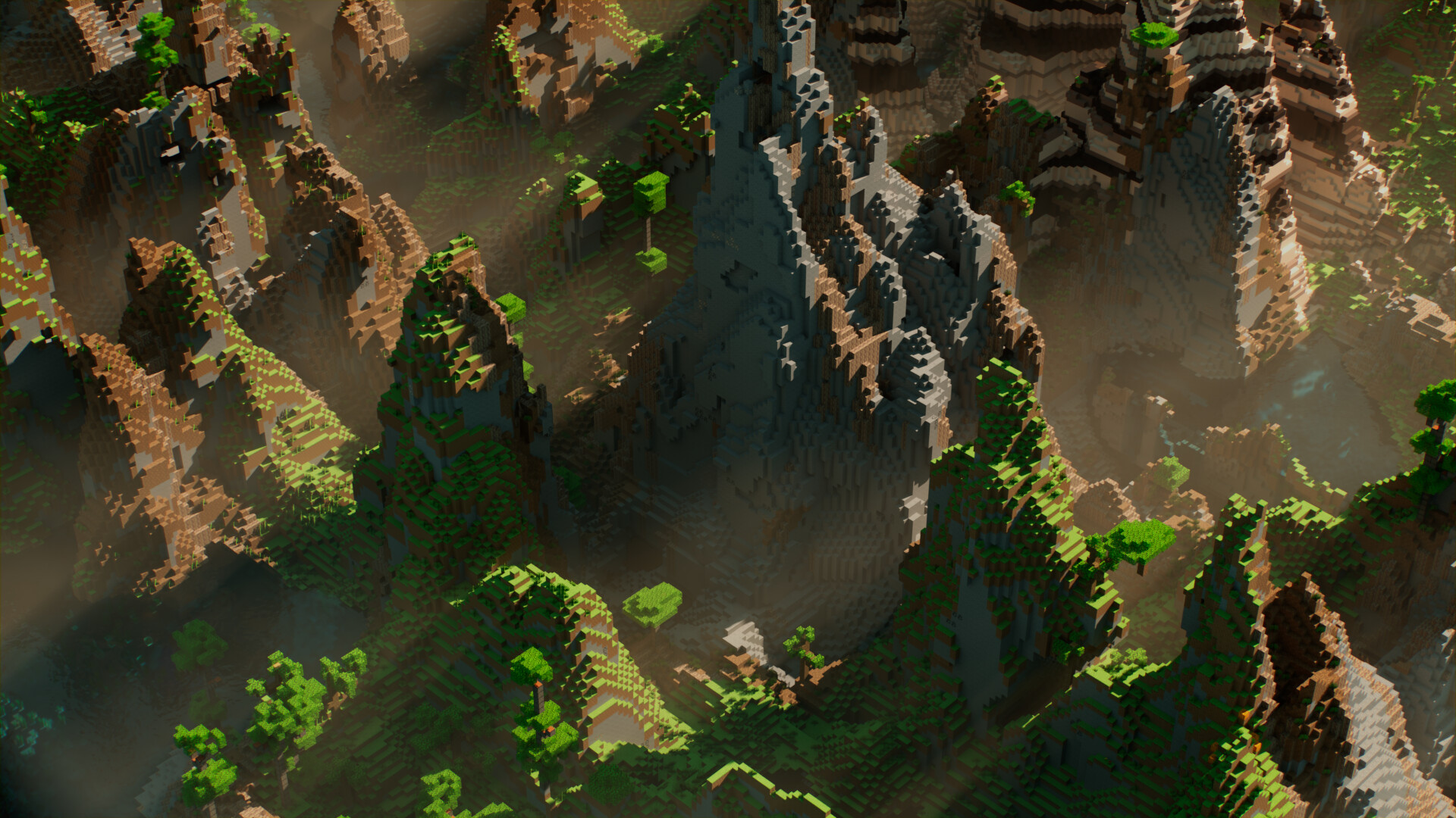 ArtStation - Minecraft Exterior Lighting Practice 2