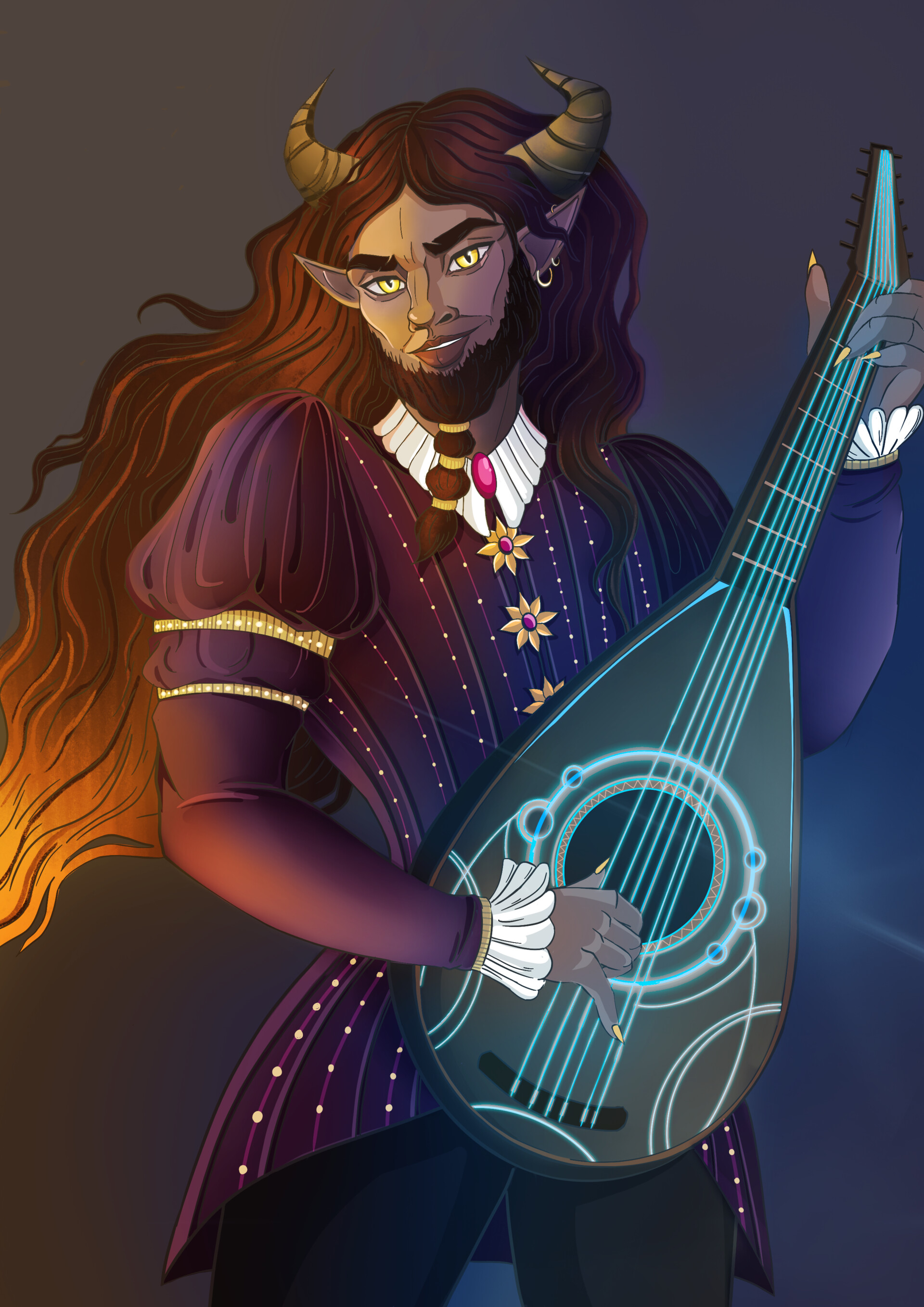 ArtStation - Alejandro: beautiful bard