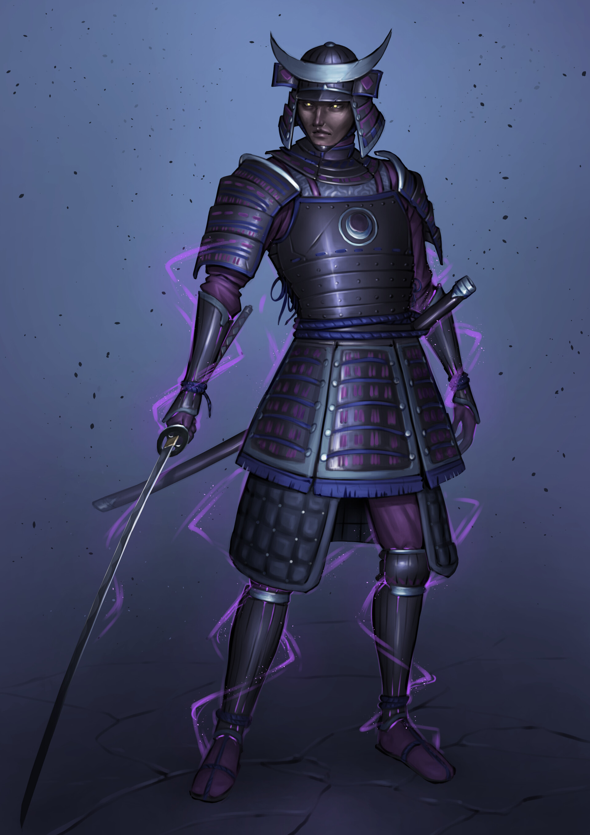 ArtStation - Nightfall Samurai - maskless