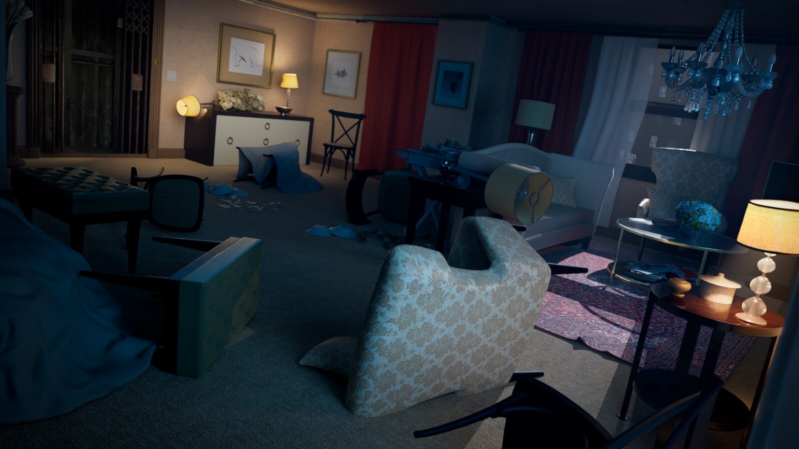 ArtStation - Inception Hotel Room