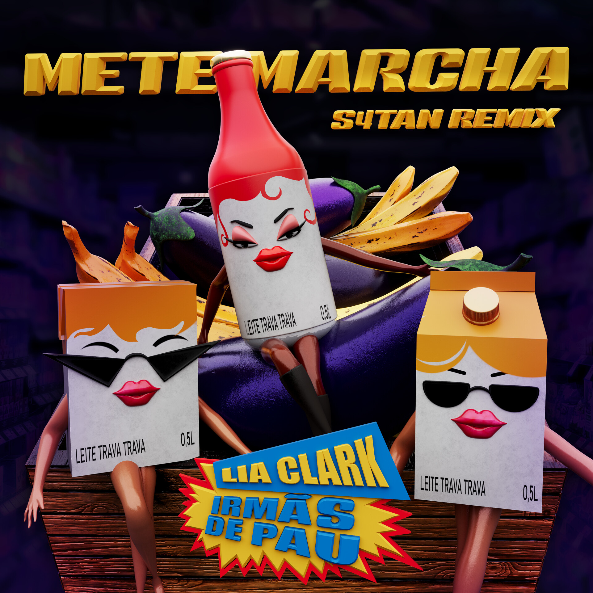ArtStation - LIA CLARK feat. IRMÃS DE PAU - METE MARCHA S4TAN REMIX ...