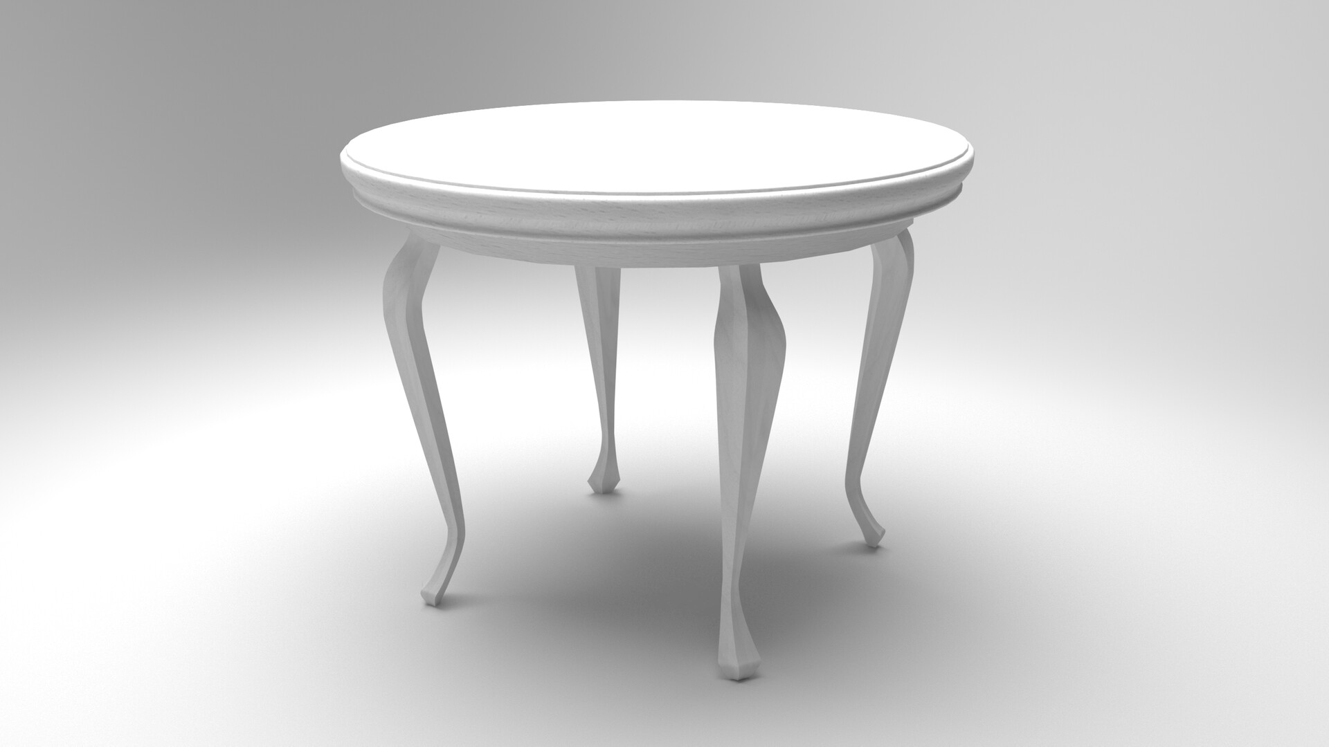 ArtStation - Round Retro Table