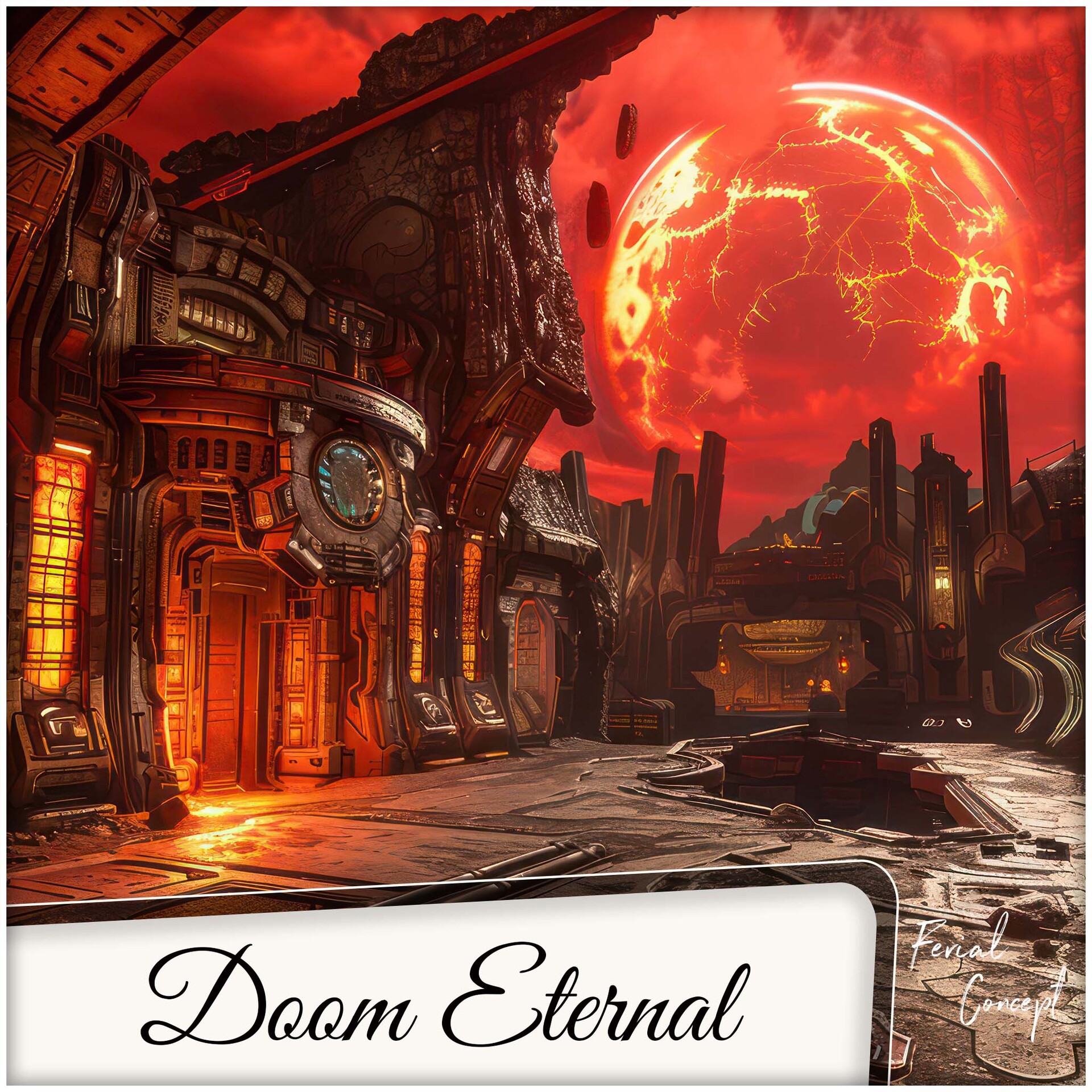 ArtStation - 🔹230 Doom Eternal Concept Reference Image Pack v.33 |8K|